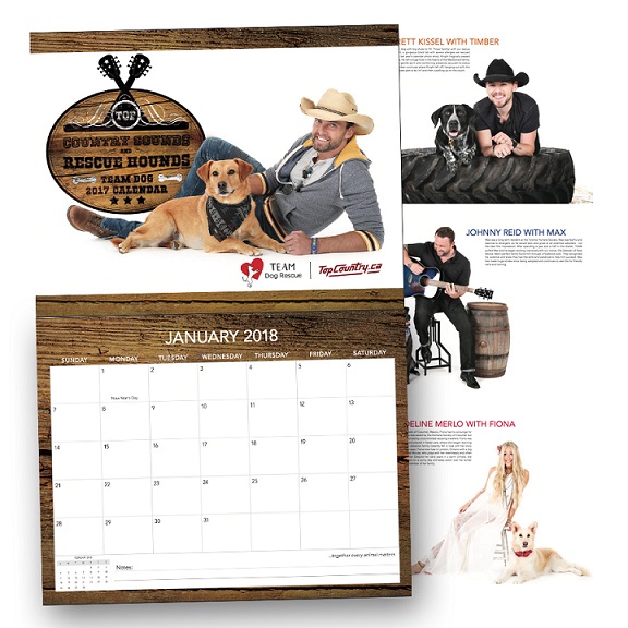Win a 2017 Calendar with your Favorite Canadian Country Singer ...